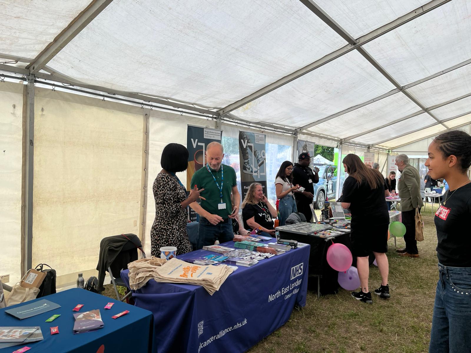 Cancer awareness a success at Redbridge Disability Festival in the Park ...